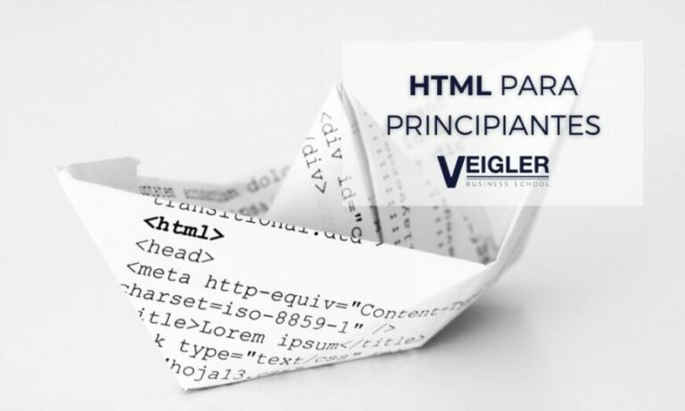 ¿Qué es HTML? Elementos y estructura básica - Veigler Business School